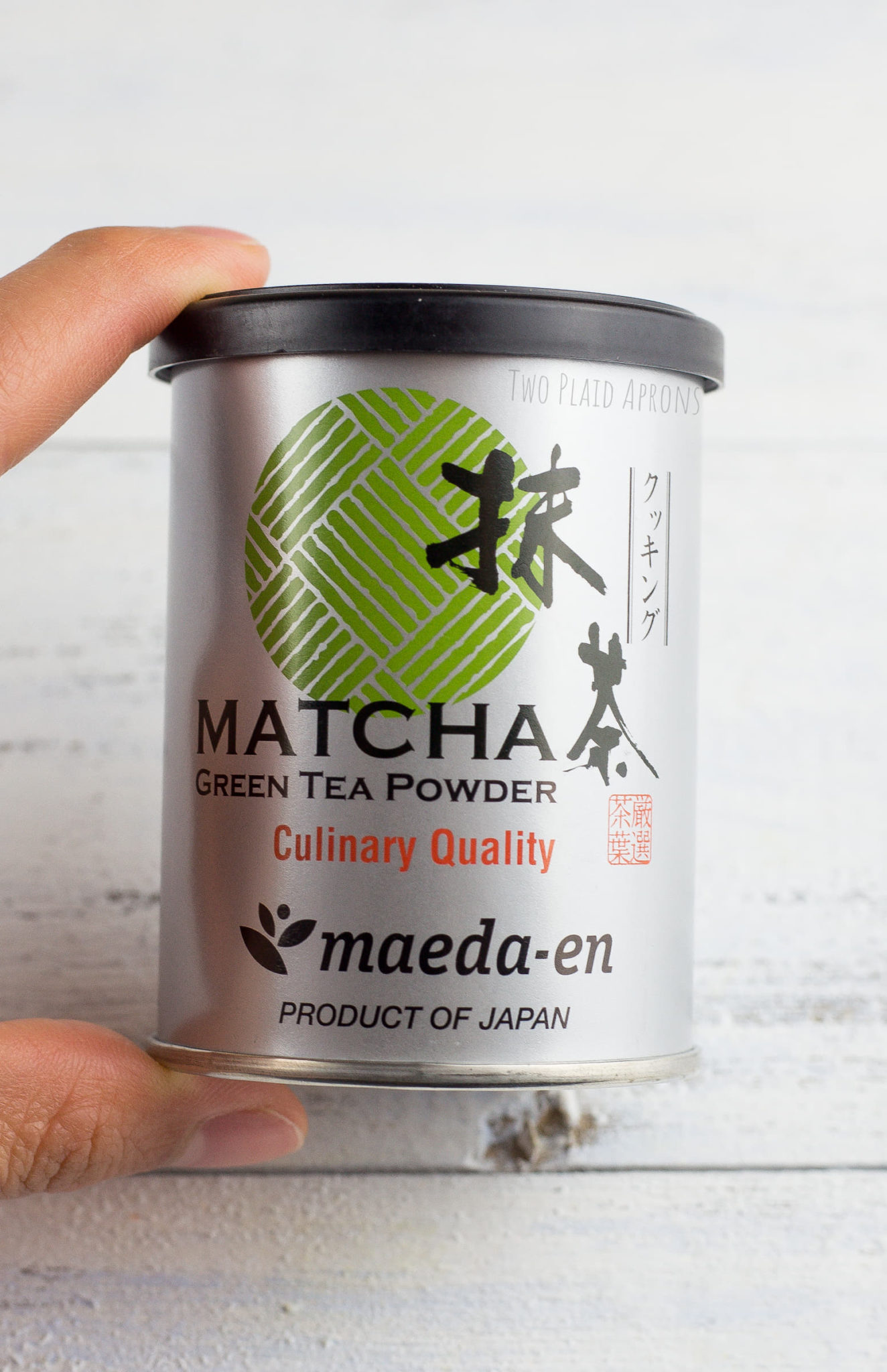 One Egg Matcha Soufflé Pancake | Two Plaid Aprons