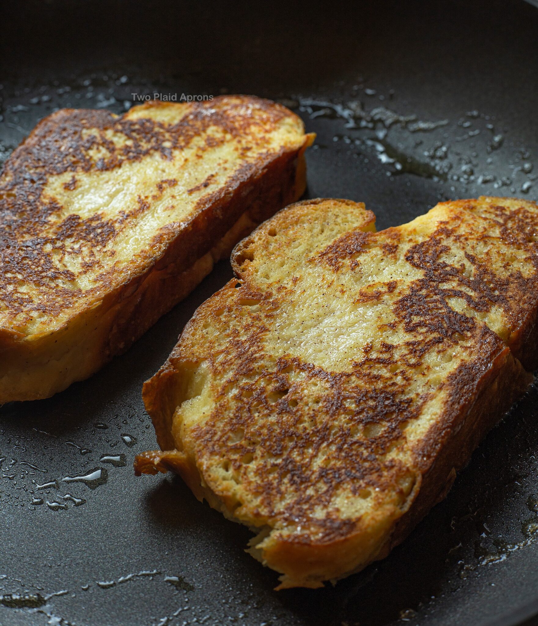 Bananas Foster French Toast | Two Plaid Aprons