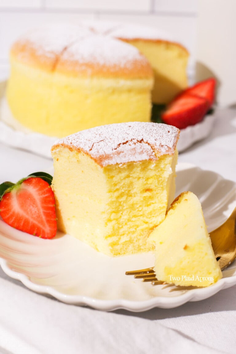 Japanese Cheesecake | Two Plaid Aprons
