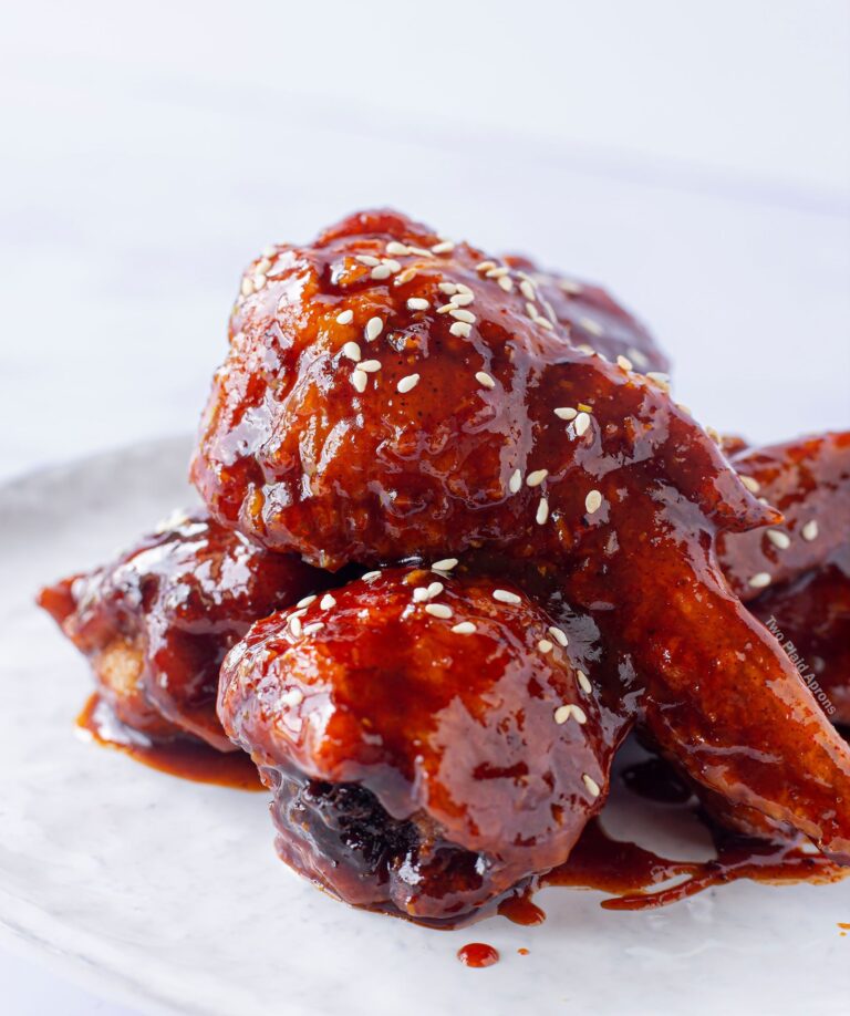 Korean Fried Chicken Wing Gyoza: A Food Wars Inspiration | Two Plaid Aprons