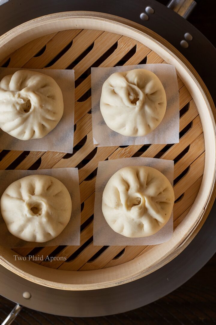 Vegetarian Bao Buns (Korean Style) | Two Plaid Aprons