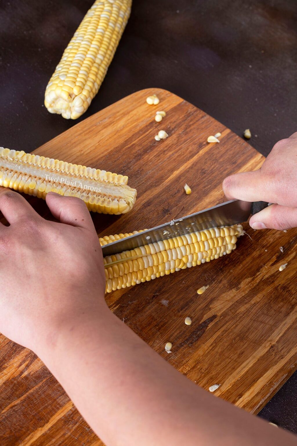 Korean Corn Ribs | Two Plaid Aprons