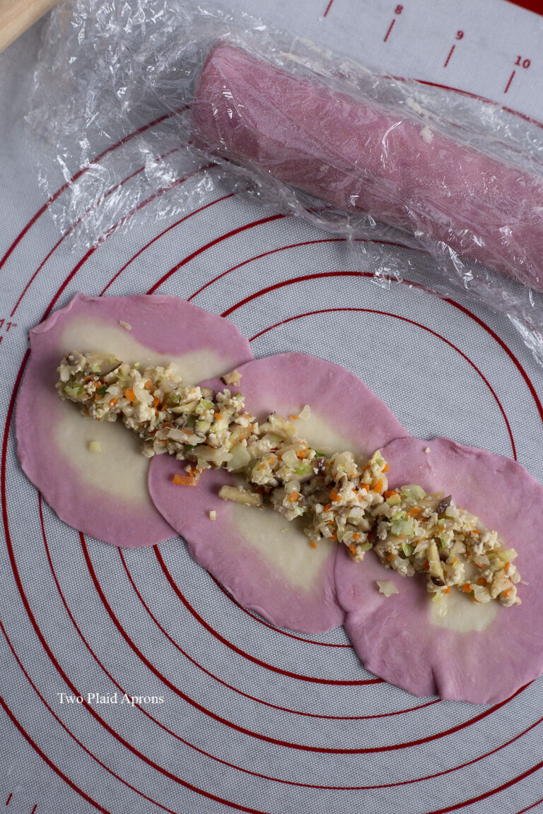 Rose Shaped Dumplings | Two Plaid Aprons