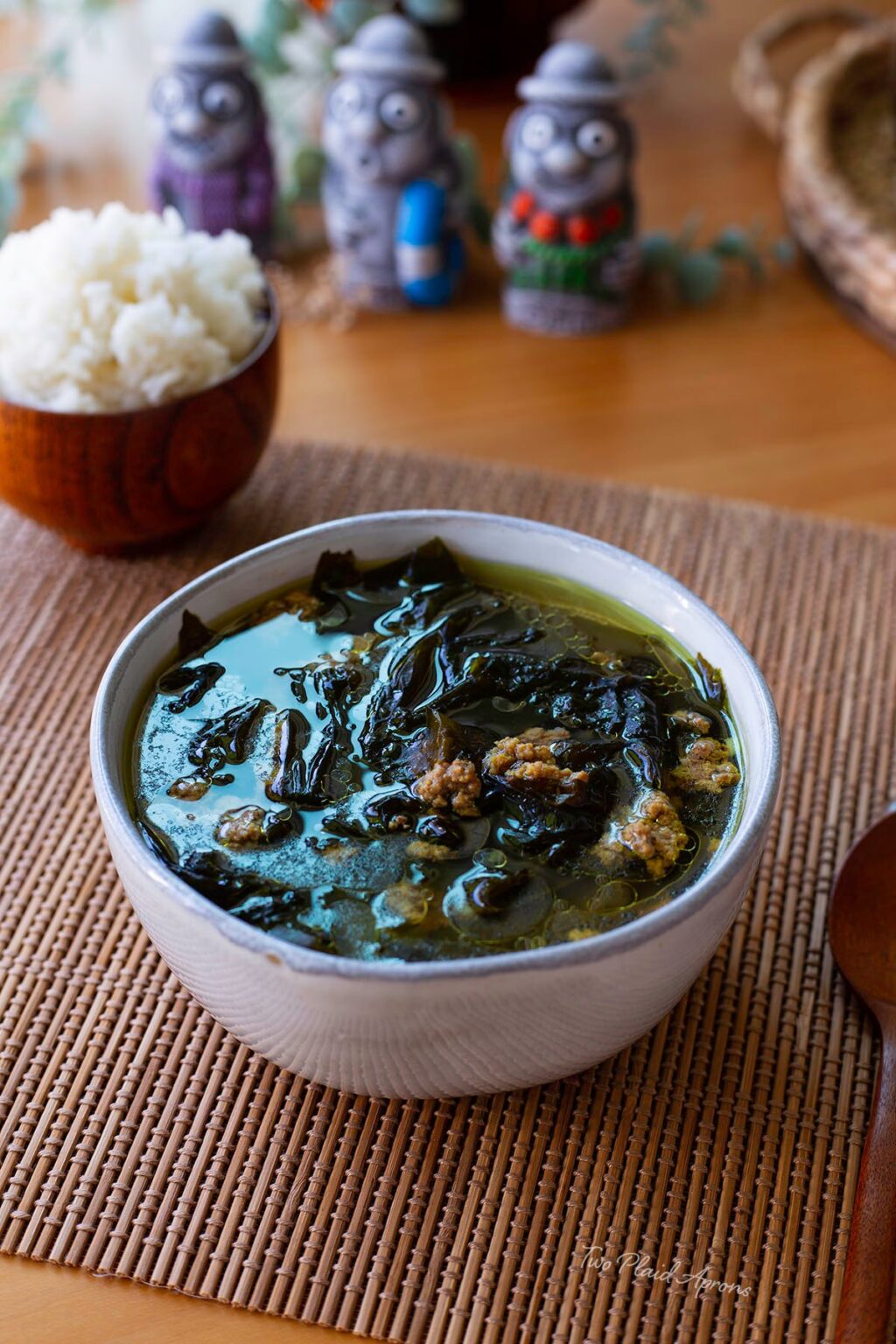 Korean Seaweed Soup (Miyeok Guk) | Two Plaid Aprons