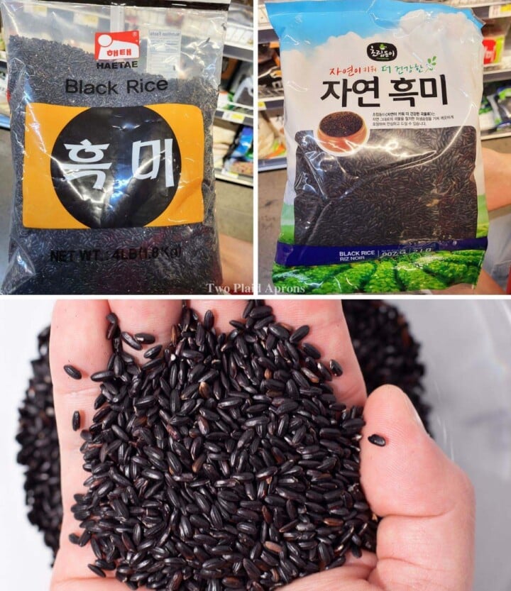 Korean Purple Rice | Two Plaid Aprons