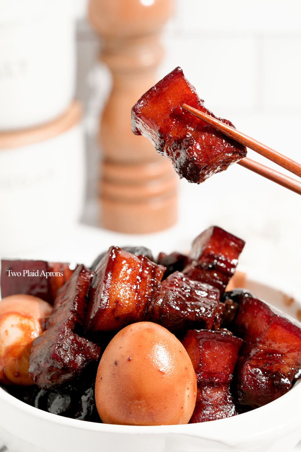 Hong Shao Rou (Red Braised Pork) | Two Plaid Aprons