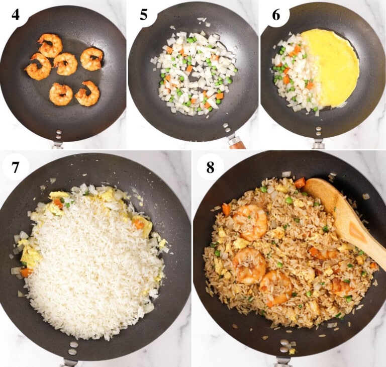 Shrimp Fried Rice (Easy & Better-Than-Takeout) | Two Plaid Aprons