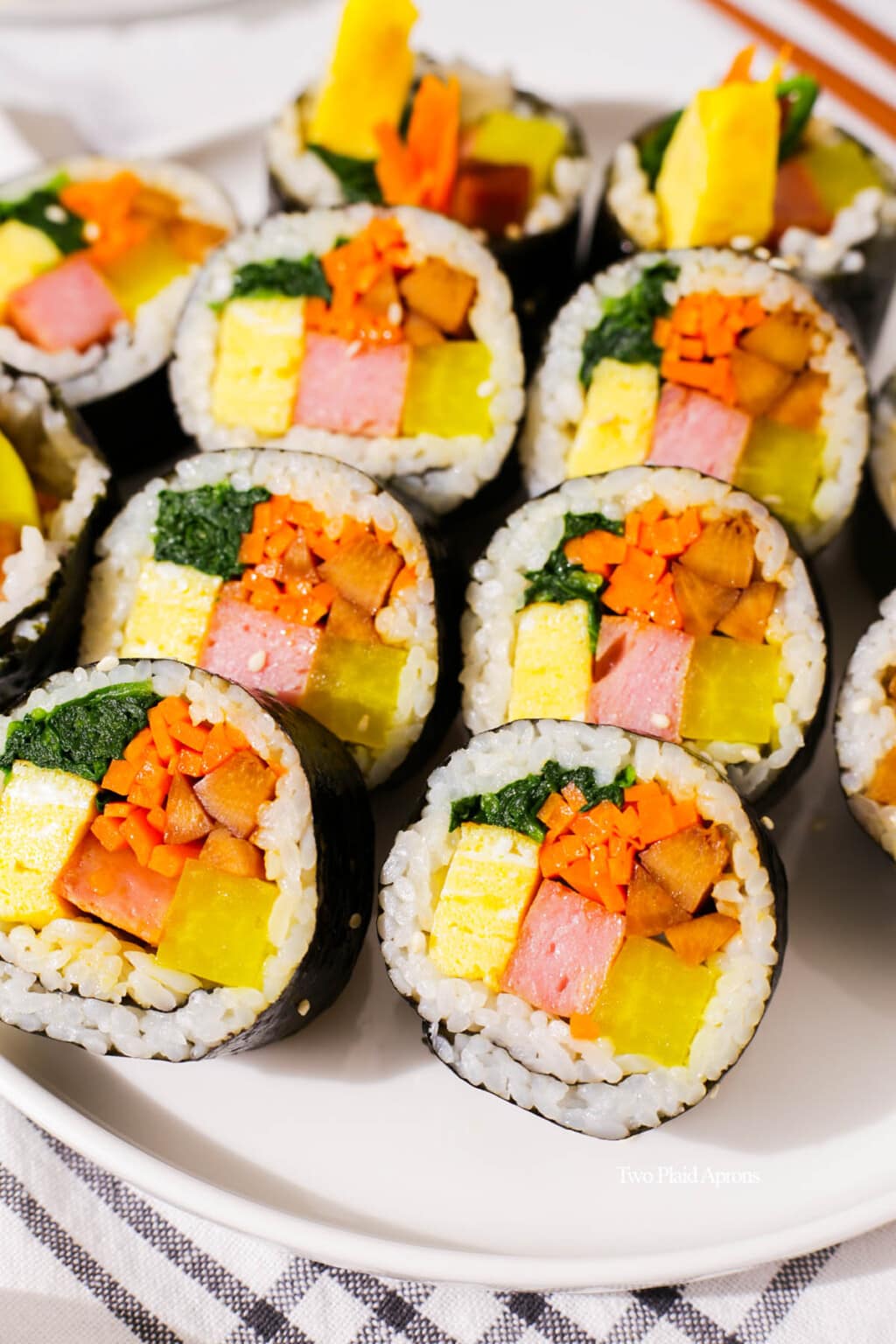 Spam Kimbap | Two Plaid Aprons