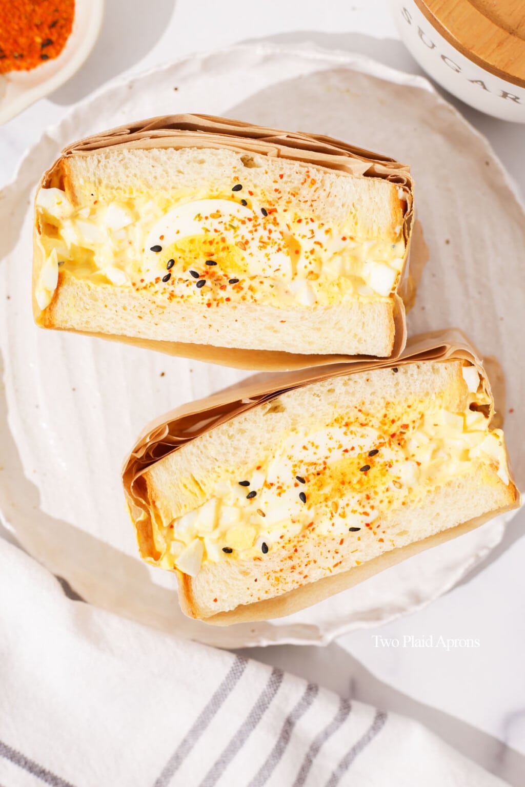 Tamago Sando (Japanese Egg Sandwich) | Two Plaid Aprons