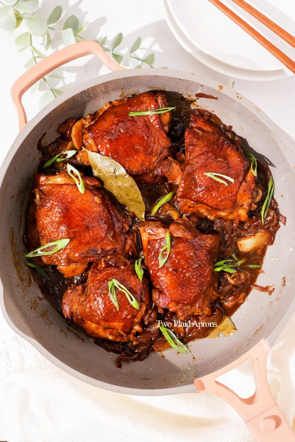 Chicken Adobo (Adobong Manok) | Two Plaid Aprons