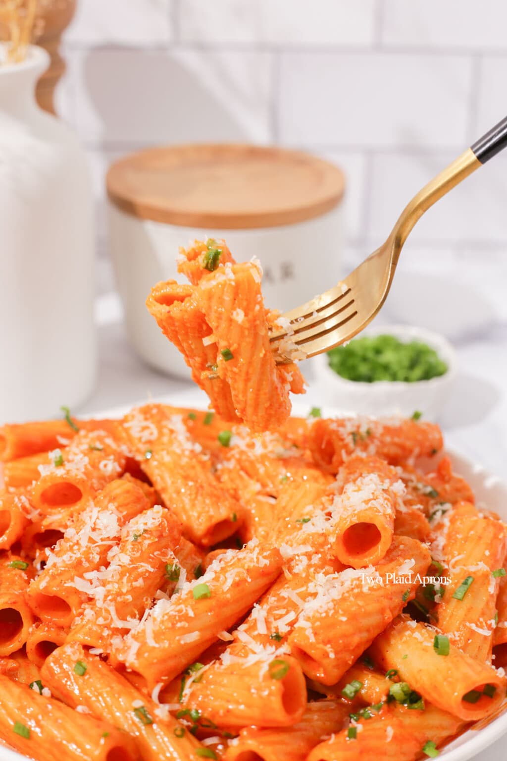 Gochujang Pasta | Two Plaid Aprons