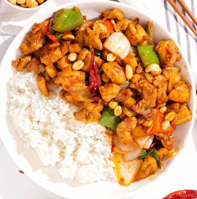 Kung Pao Chicken (Gong Bao Ji Ding) | Two Plaid Aprons