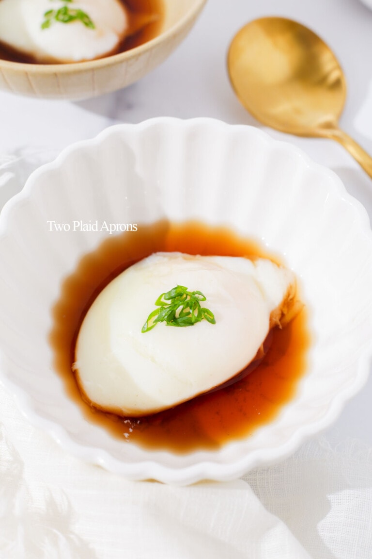 Onsen Tamago (Japanese Hot Spring Egg) | Two Plaid Aprons