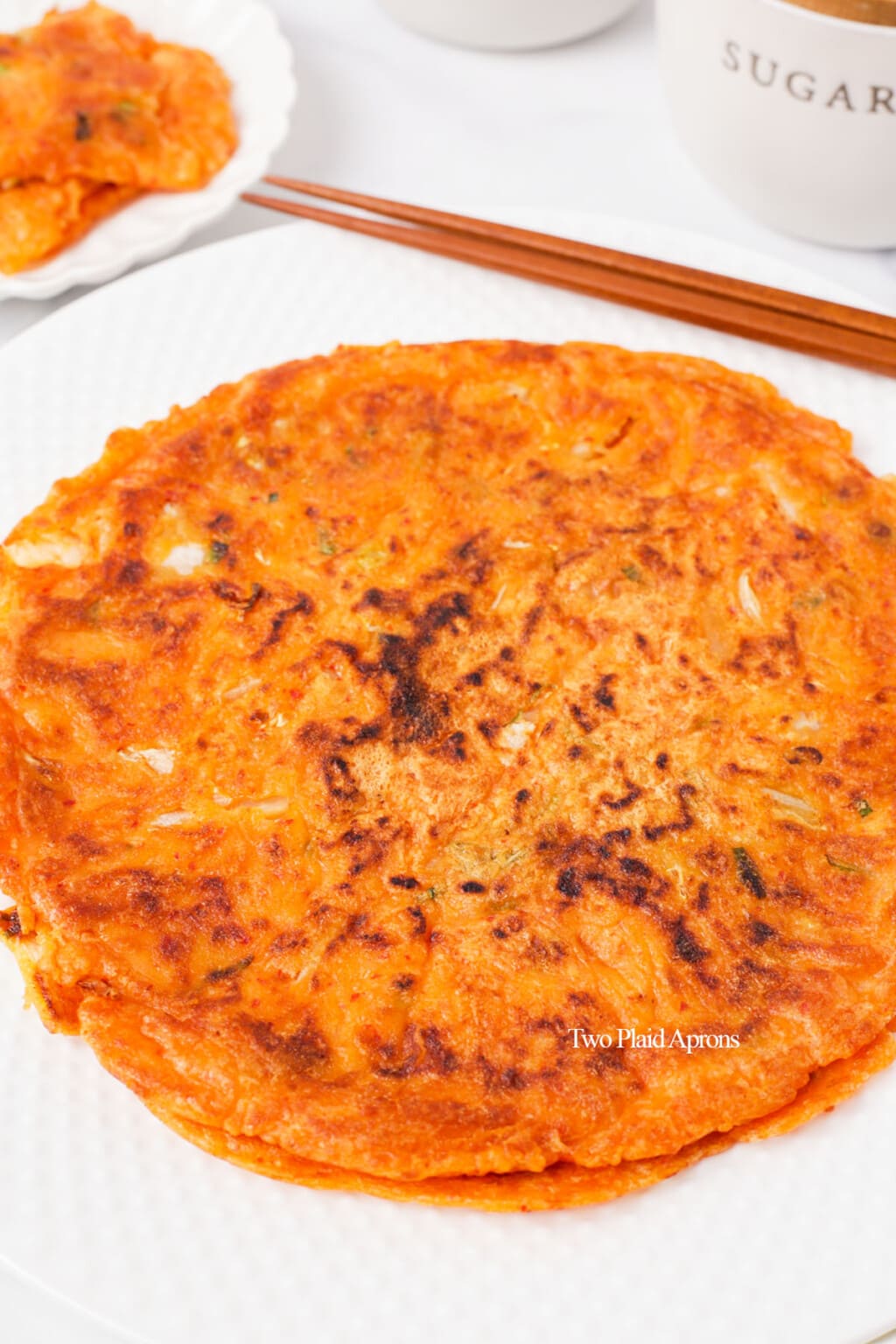 Kimchijeon (Kimchi Pancake) | Two Plaid Aprons