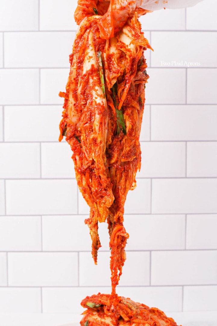 Kimchi Mac and Cheese | Two Plaid Aprons