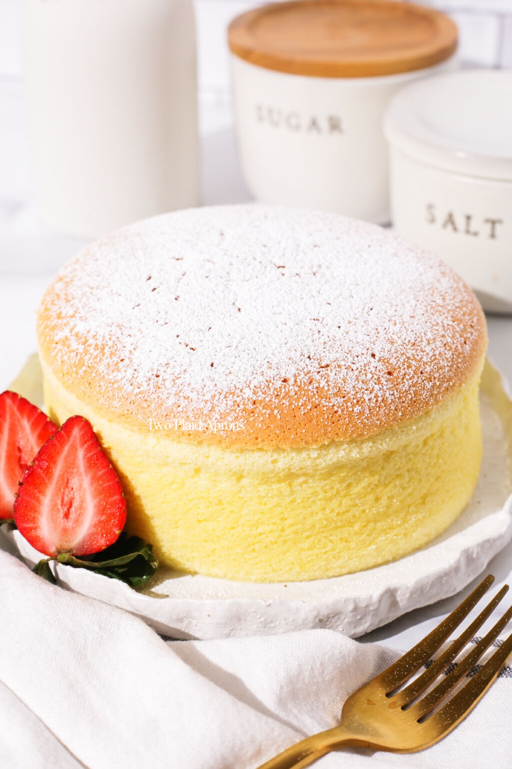 Japanese Cheesecake | Two Plaid Aprons