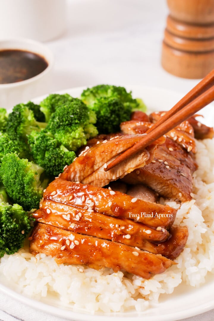 Teriyaki Chicken | Two Plaid Aprons