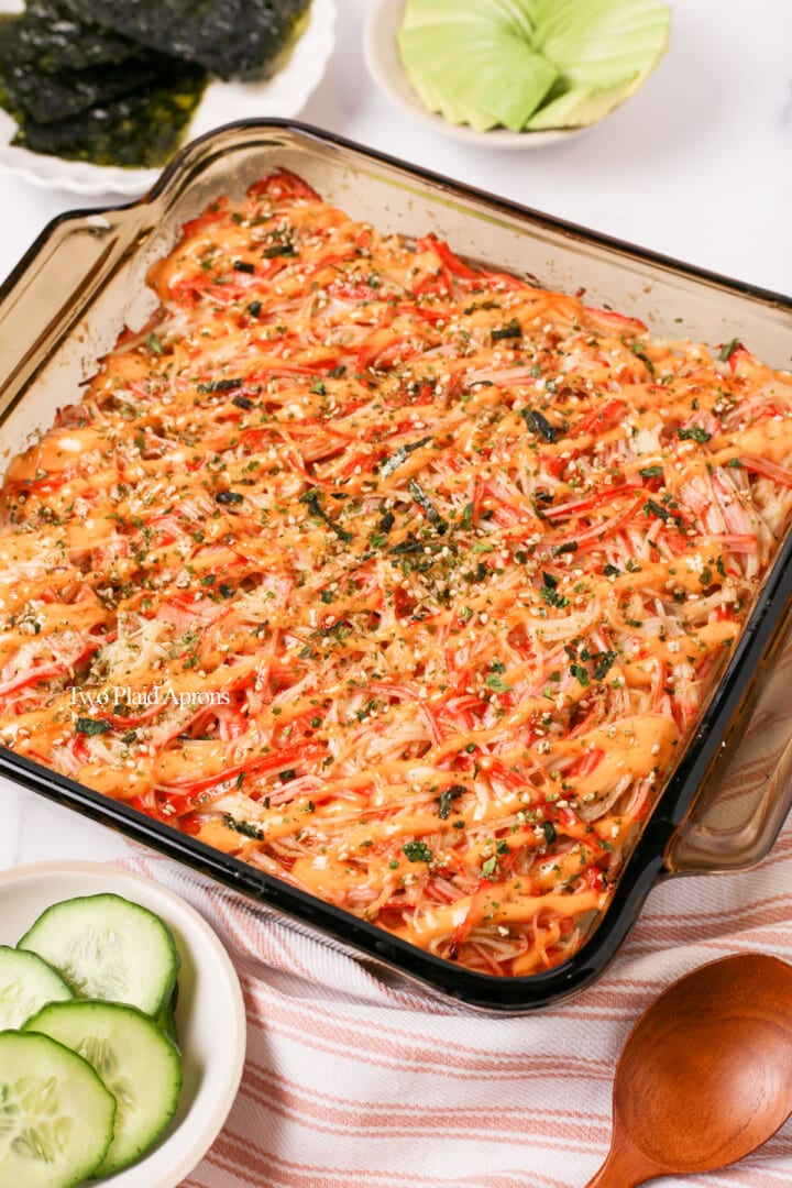 Sushi Bake | Two Plaid Aprons