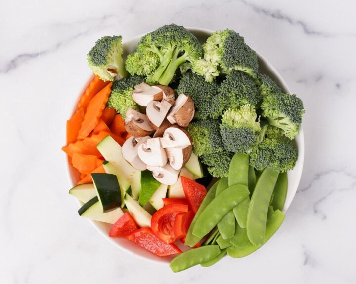 Chicken with Mixed Vegetable Stir Fry - Tressvibe