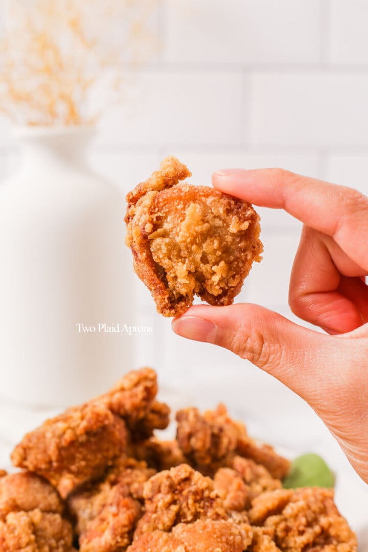 Chicken Karaage (Japanese Fried Chicken) | Two Plaid Aprons