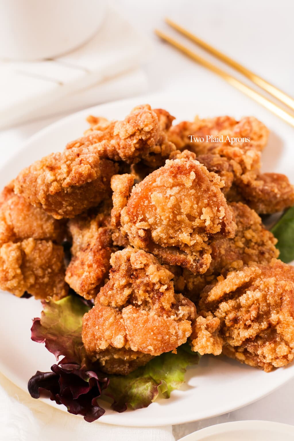 Chicken Karaage (Japanese Fried Chicken) | Two Plaid Aprons