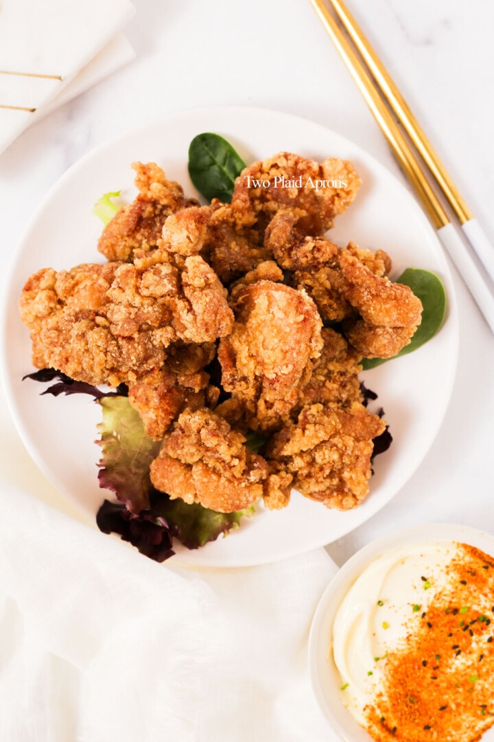 Chicken Karaage (Japanese Fried Chicken) | Two Plaid Aprons