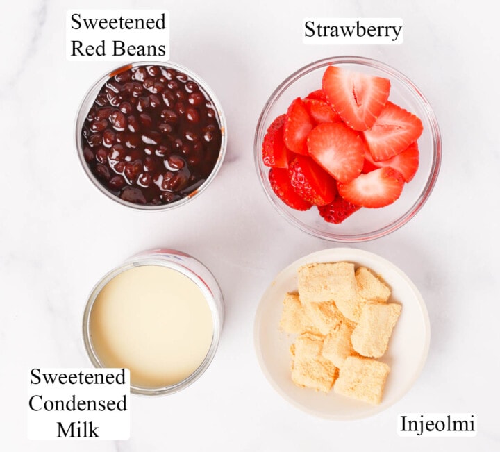 Bingsu (Korean Shaved Ice) | Two Plaid Aprons