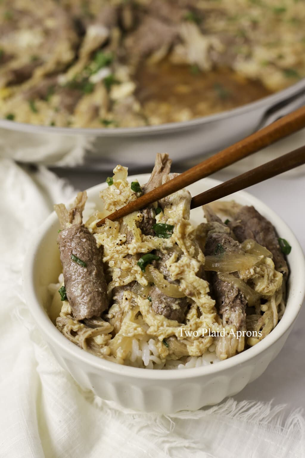 Enoki Beef Rolls | Two Plaid Aprons