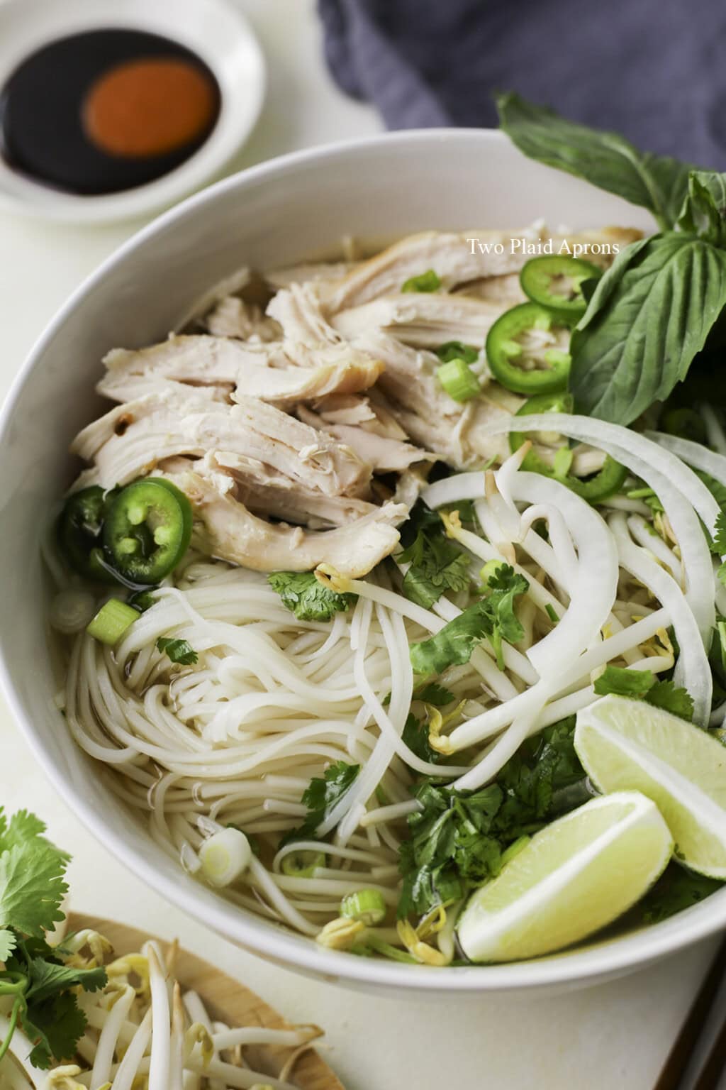 Rotisserie Chicken Pho | Two Plaid Aprons